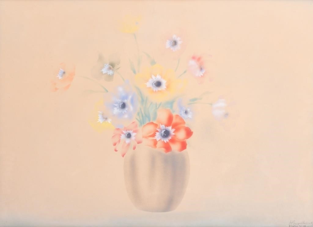 Hugh Engelhard | Still life depicting a bunch of flowers in vase (Circa ...