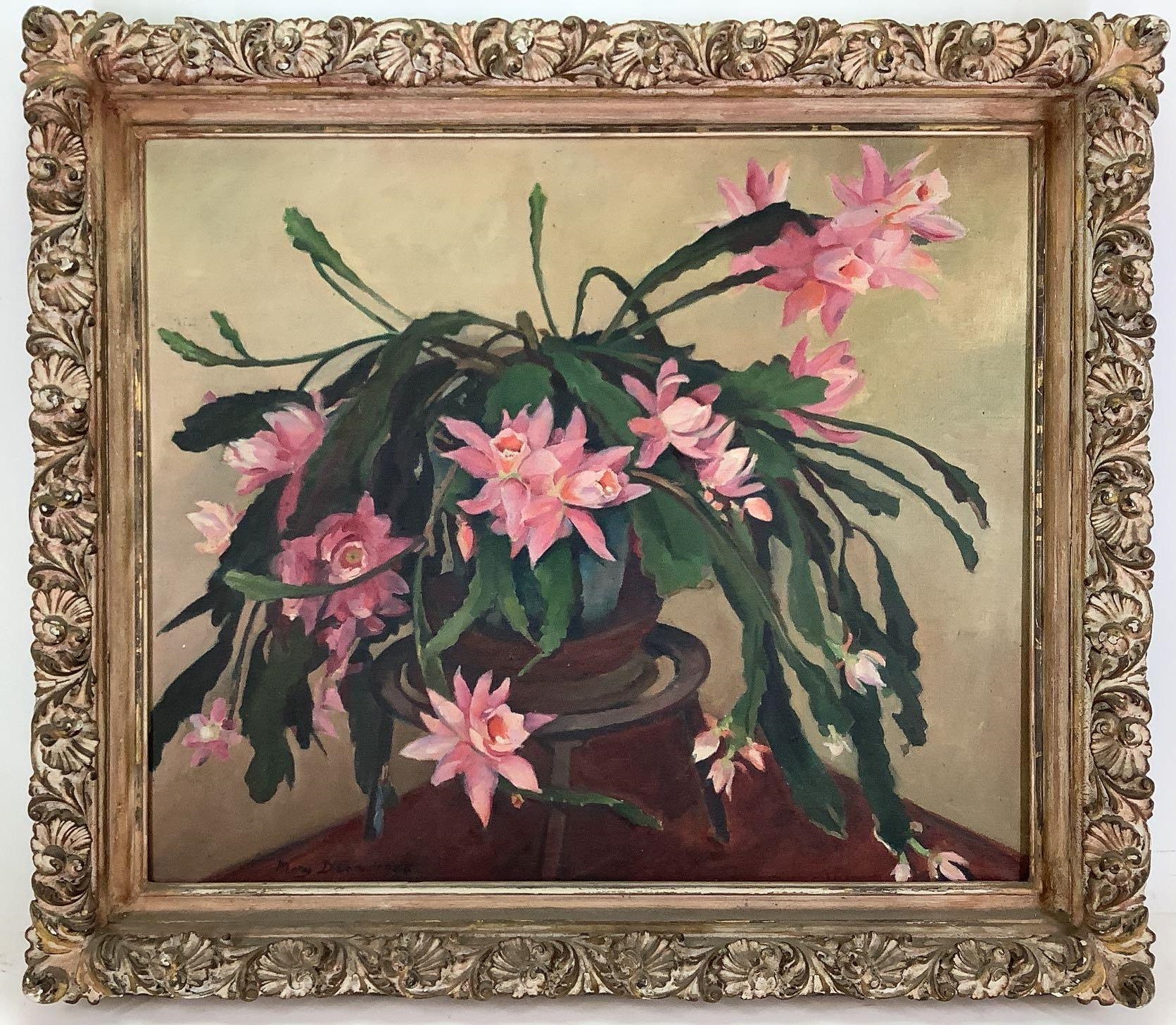 Mary Bean | Tabletop still life of potted plant (1928) | MutualArt