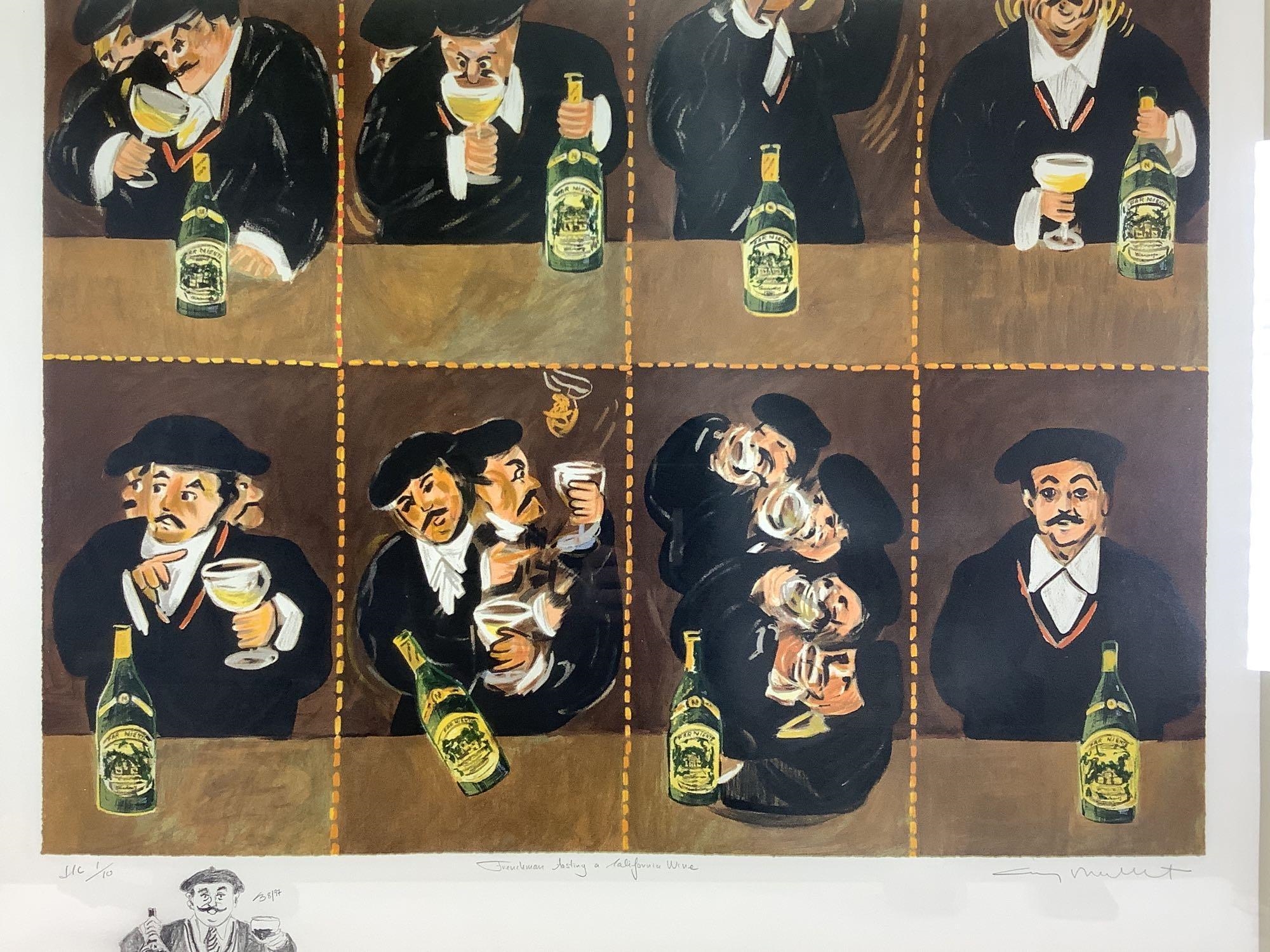 Guy Buffet | Frenchman Tasting a California Wine | MutualArt