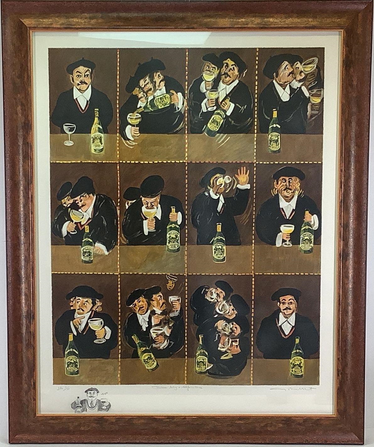 Guy Buffet | Frenchman Tasting a California Wine | MutualArt