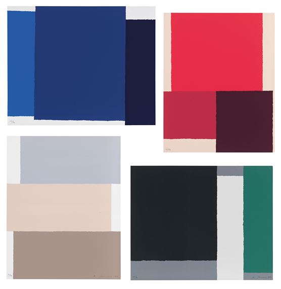 Andrej Jemec | Fünf vierfarbige Serigraphien (1982) | MutualArt