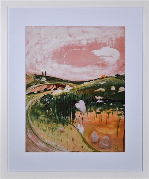 Brett Whiteley | Marulan Bird with Rocks | MutualArt