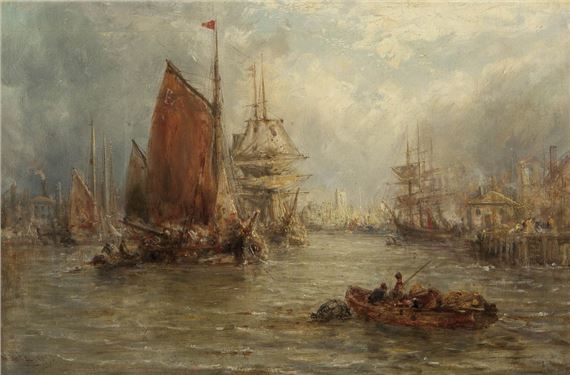 William Edward Webb | The harbor at Penzance | MutualArt