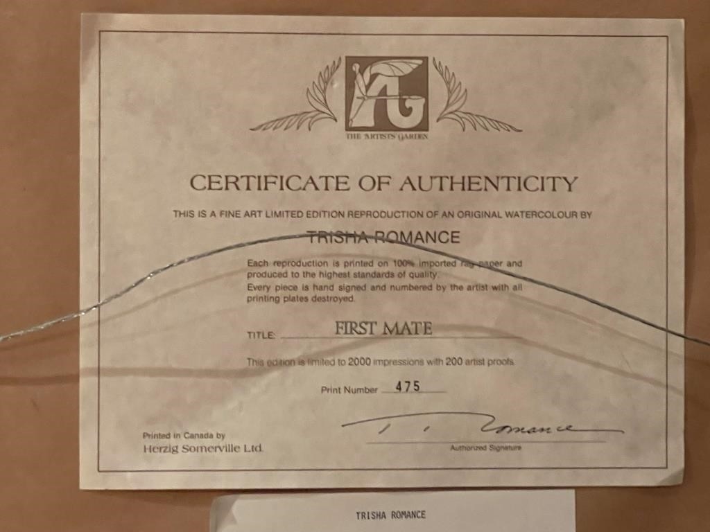 Trisha Romance | First Mate | MutualArt