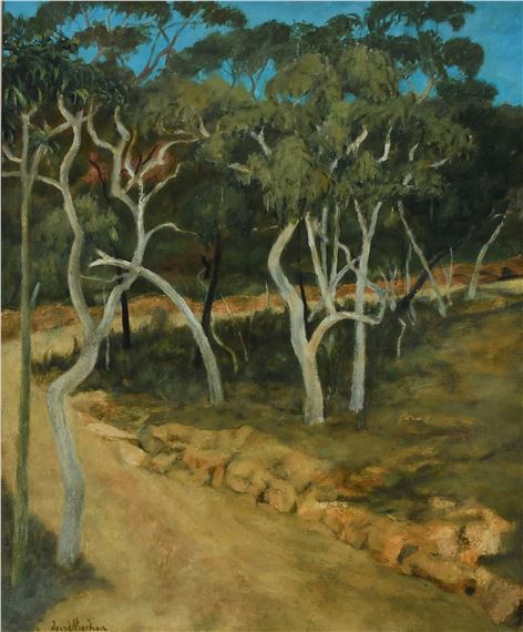 David Strachan | Nude reclining on a bed | MutualArt