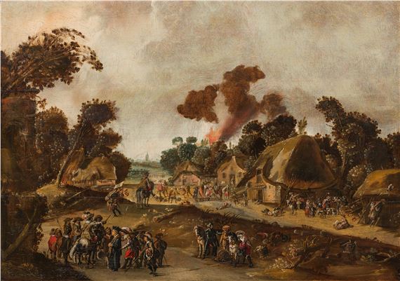 Dutch School, 17th Century | Siege of a city | MutualArt