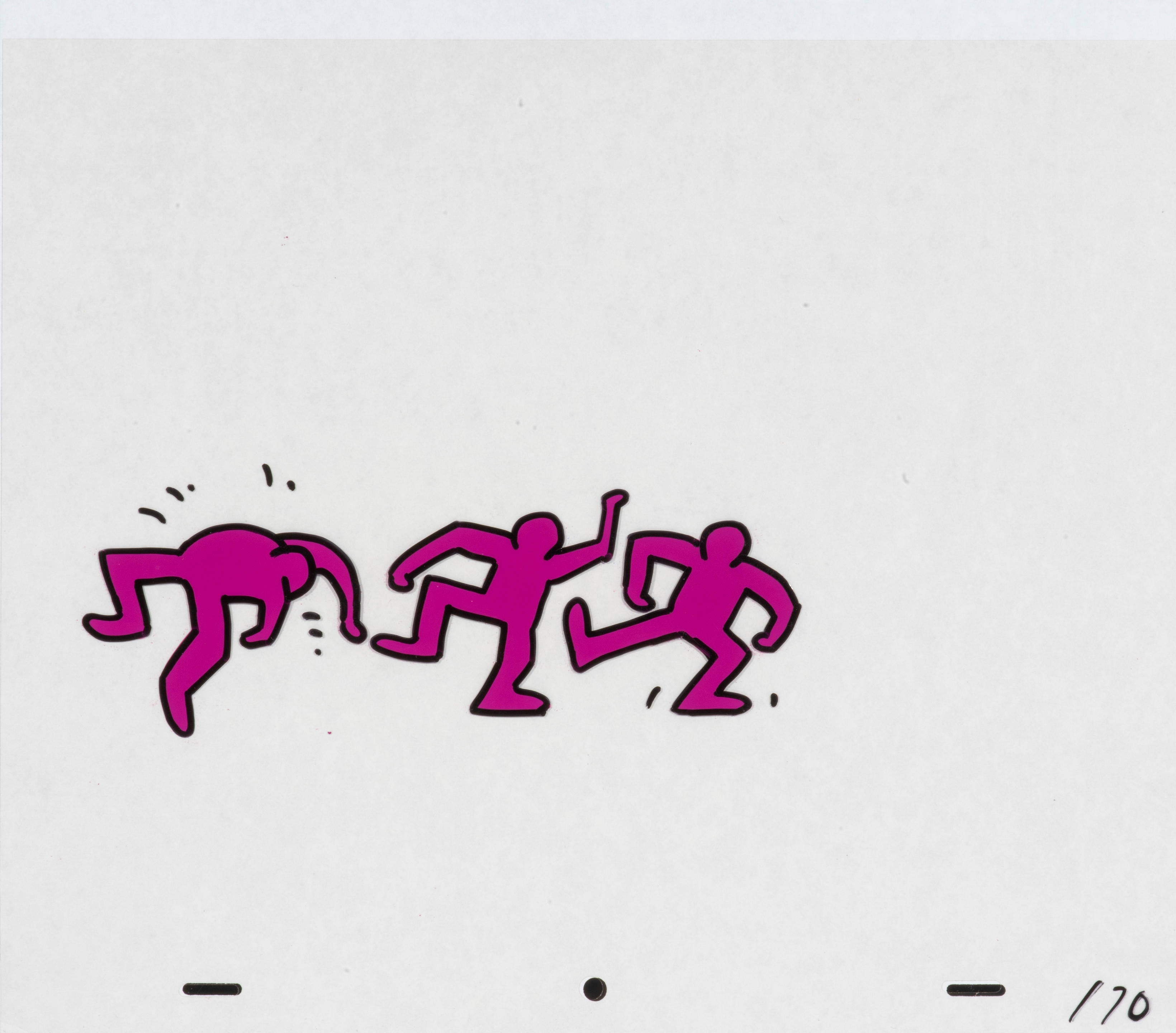 Keith Haring | Sesame Street Break-Dancers animation drawing, 1987 ...