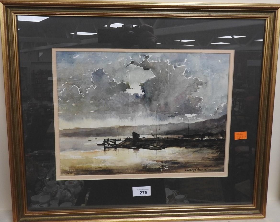 George Thompson | from the boatyard at Deganwy | MutualArt