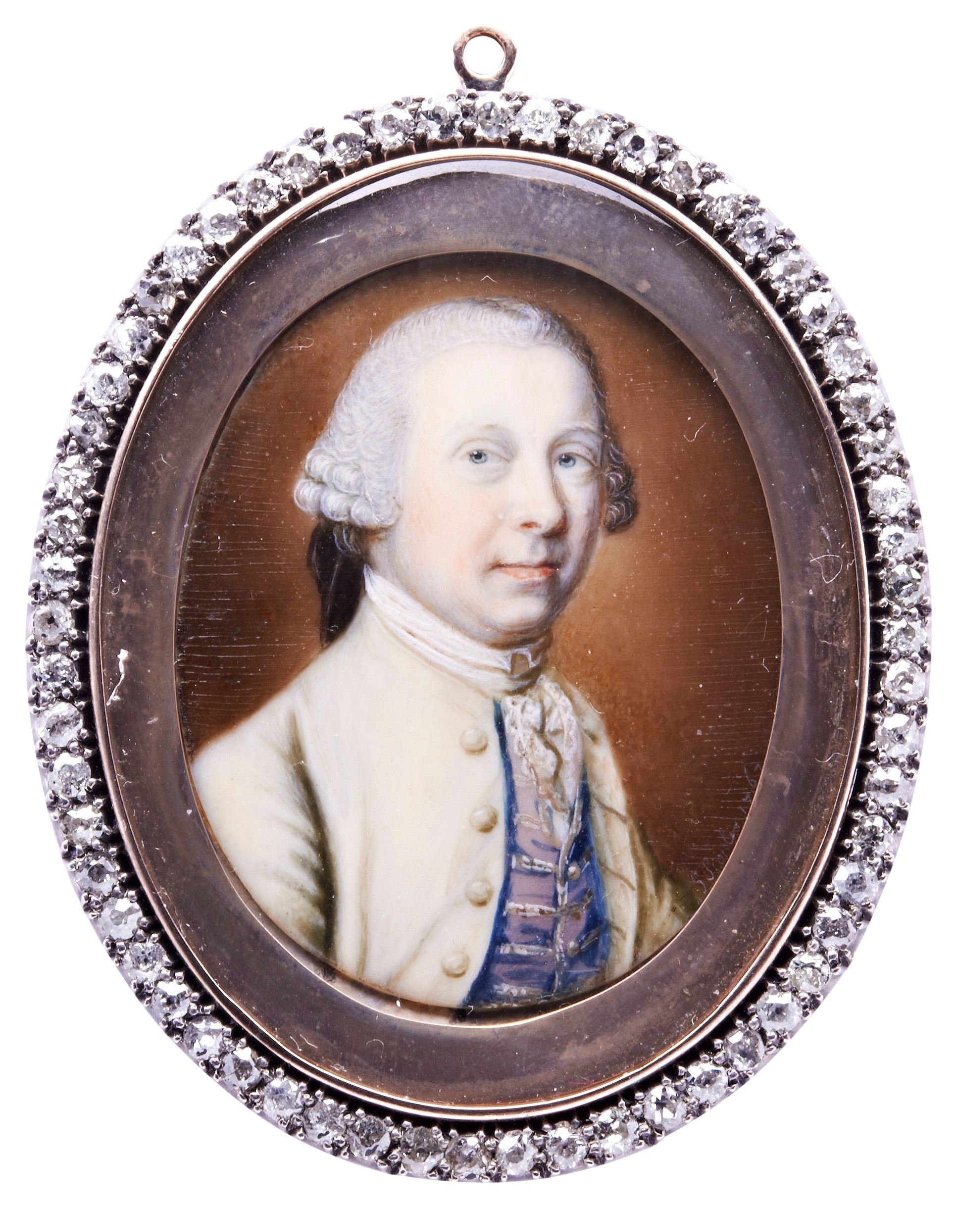 James Scouler | A gentleman wearing a powdered wig and cream jacket ...