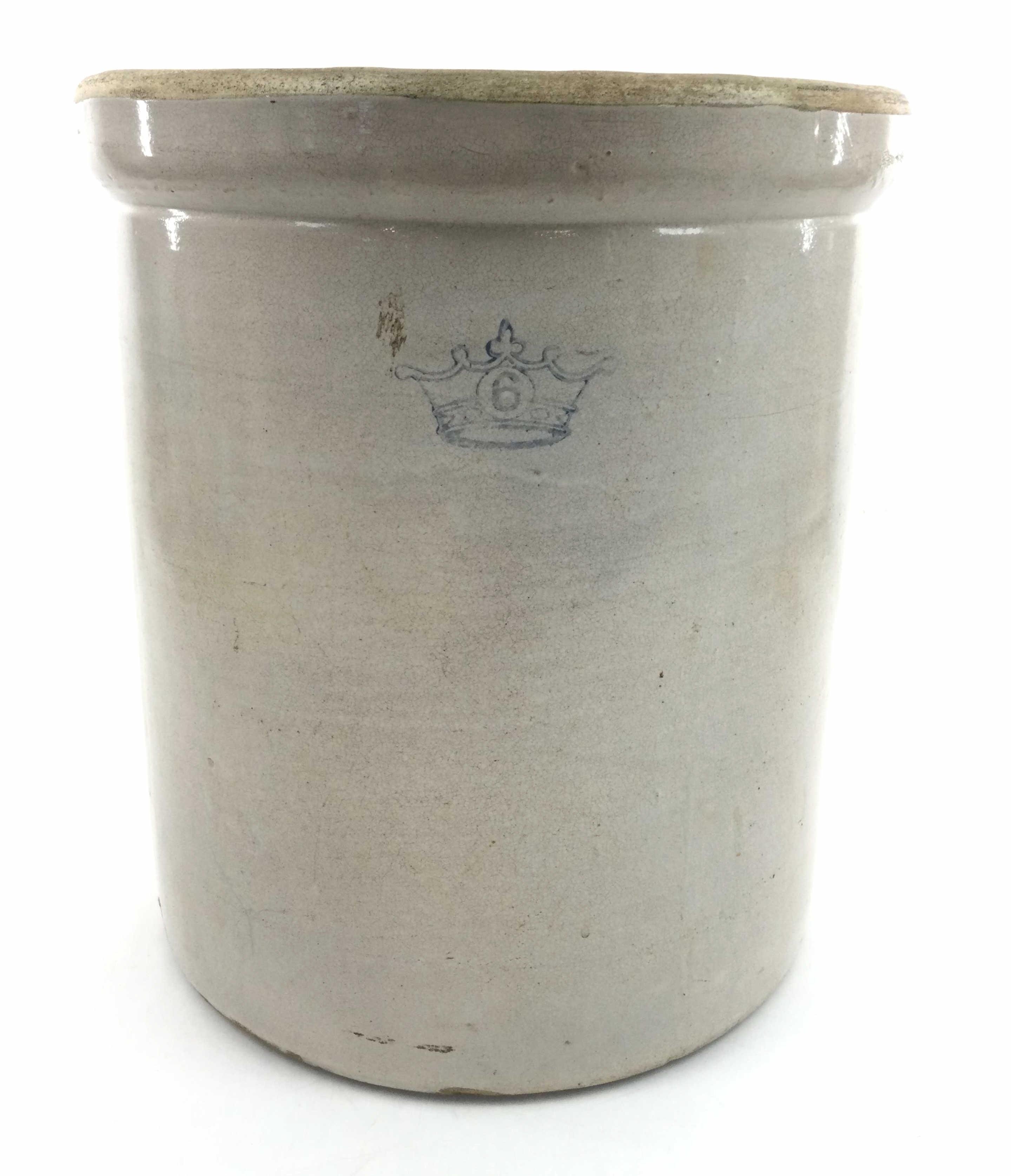 Unknown | Vintage Robinson Ransbottom 6 Gallon Stoneware Crock | MutualArt