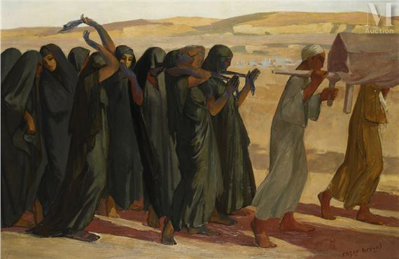 Roger Breval | L'enterrement | MutualArt