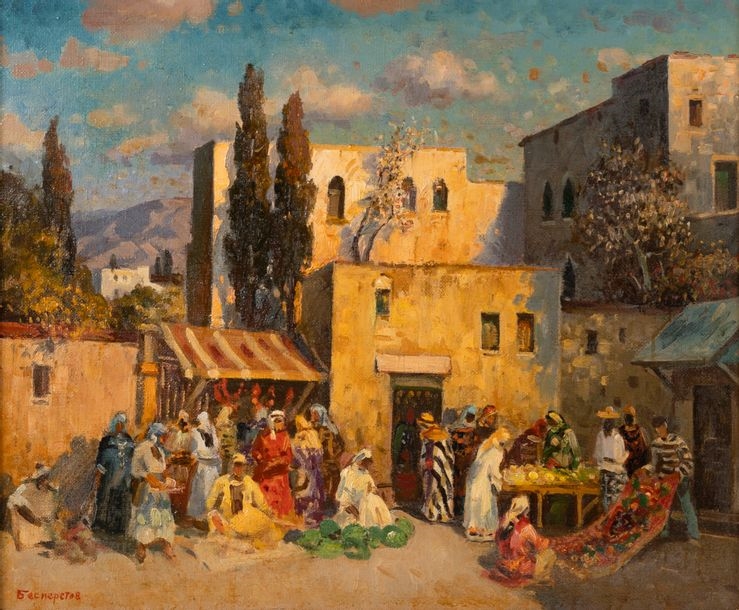 Iakov Besperstov | Market in Beirut | MutualArt