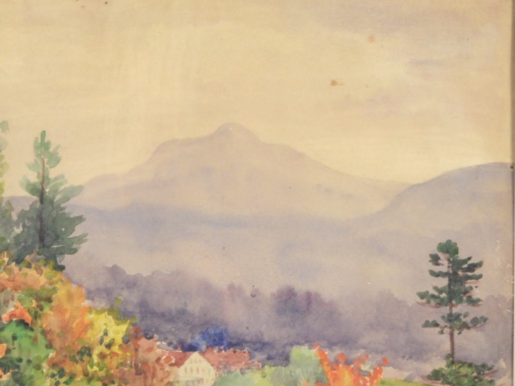 Abigail Walley | River Forest Landscape WC Painting | MutualArt