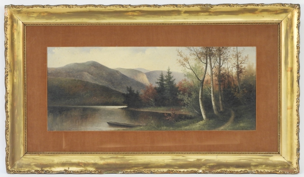 George McConnell | Maine Forest Landscape Painting (1905) | MutualArt