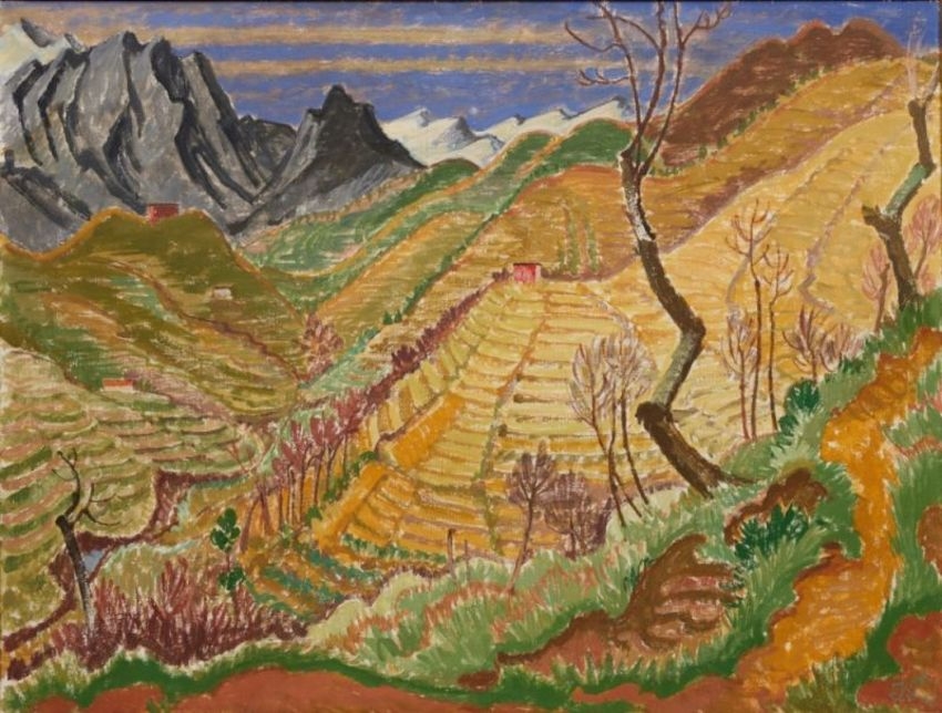 Johannes Sass | Landschaft bei Carrara | MutualArt