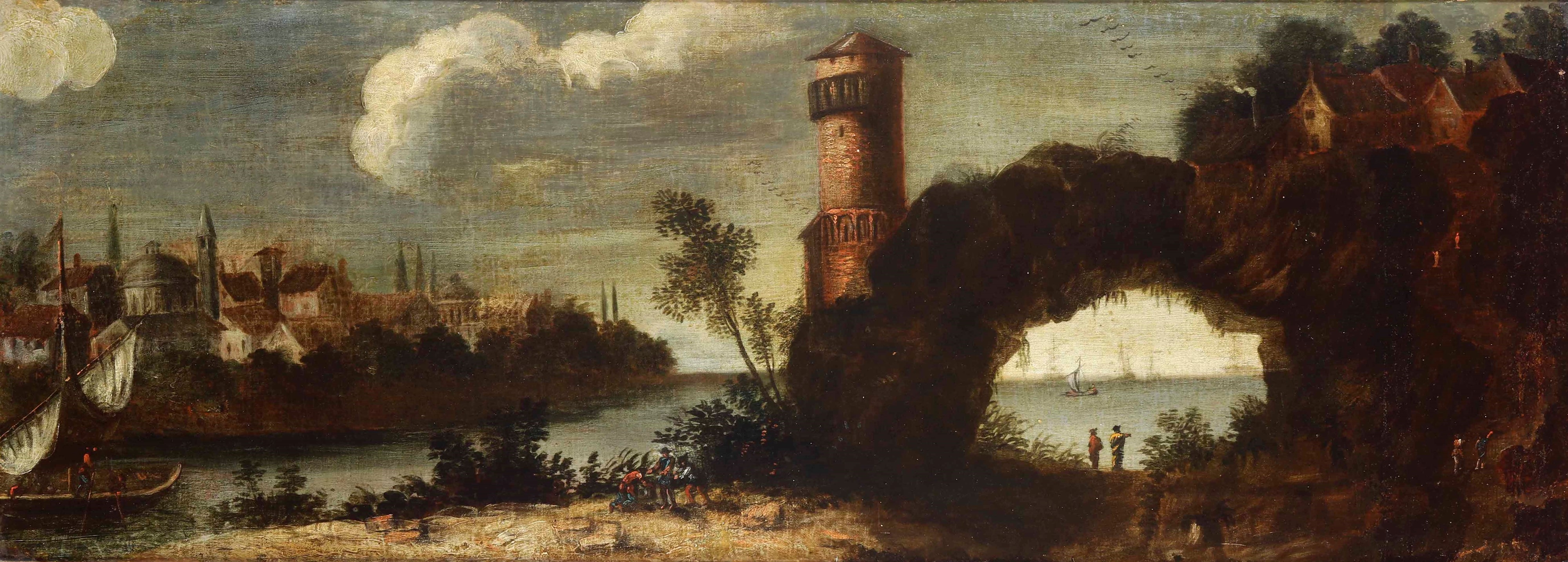 Italian School, 17th Century | Veduta di città | MutualArt