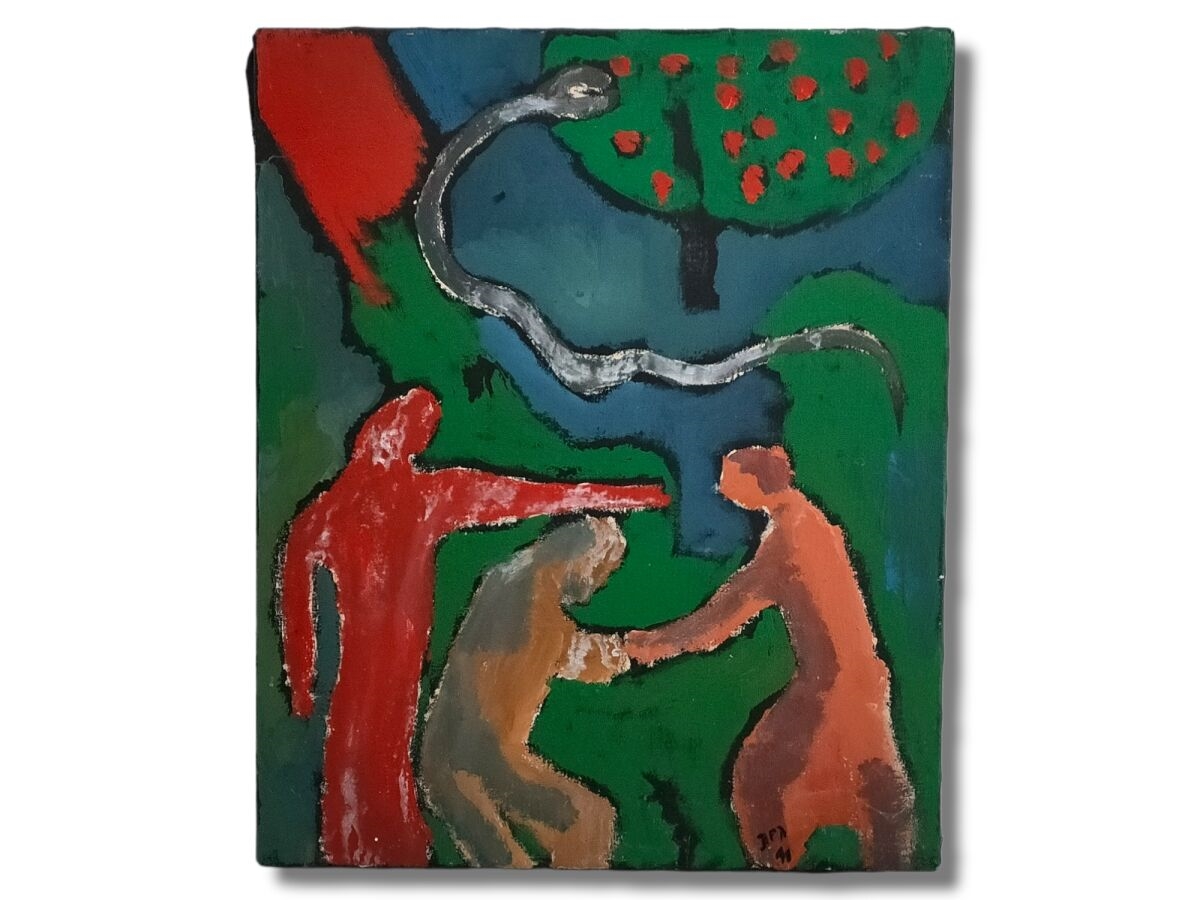 Jules Paressant | Adam et Eve chassés du Paradis terrestre (1991 ...