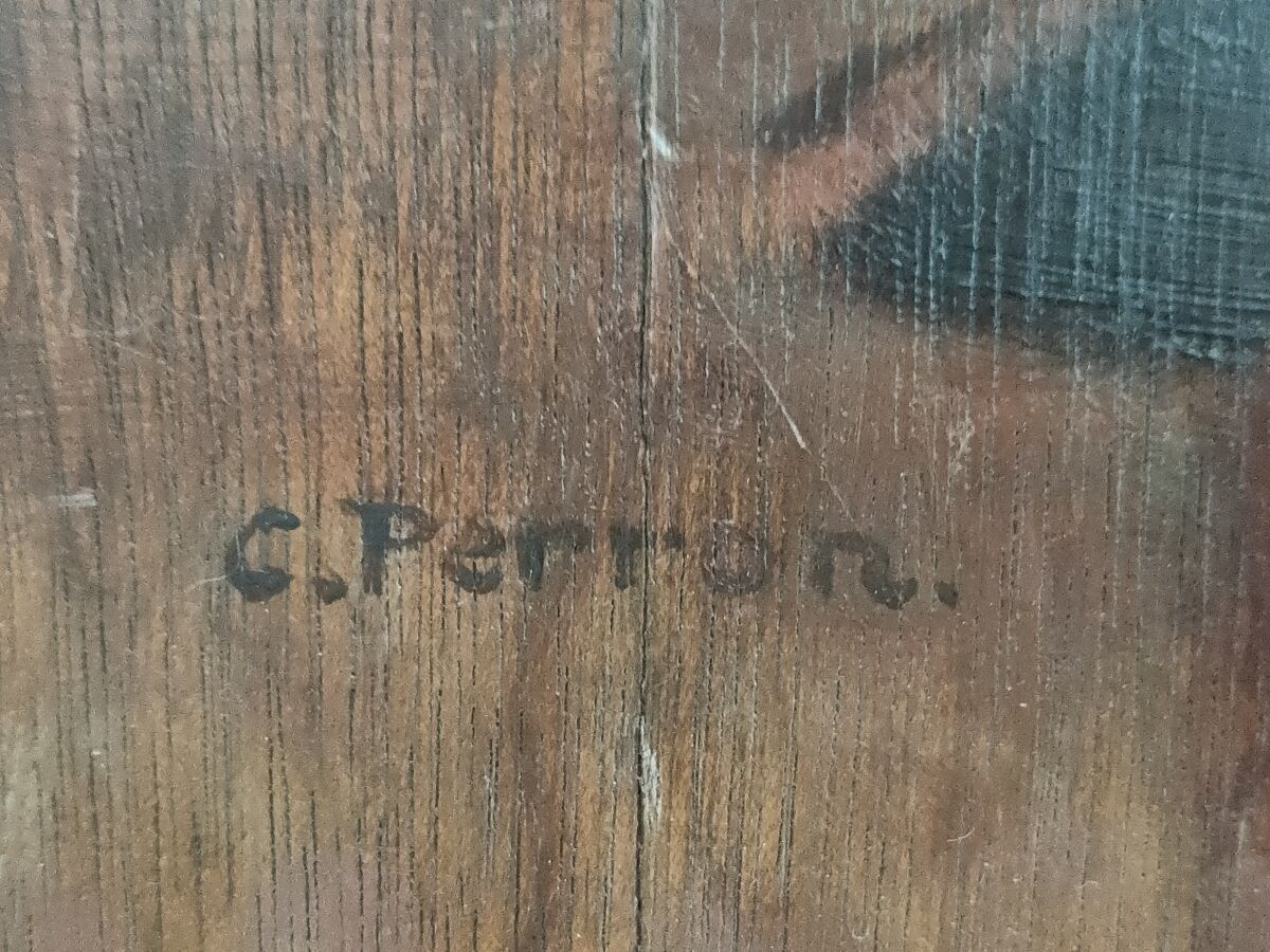 Charles Perron | La brodeuse et les enfants | MutualArt