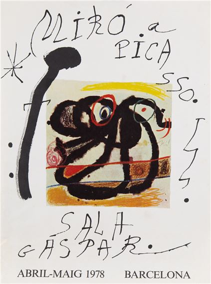 Joan Miró | MIRO A PICASSO. SALA GASPAR (1978) | MutualArt