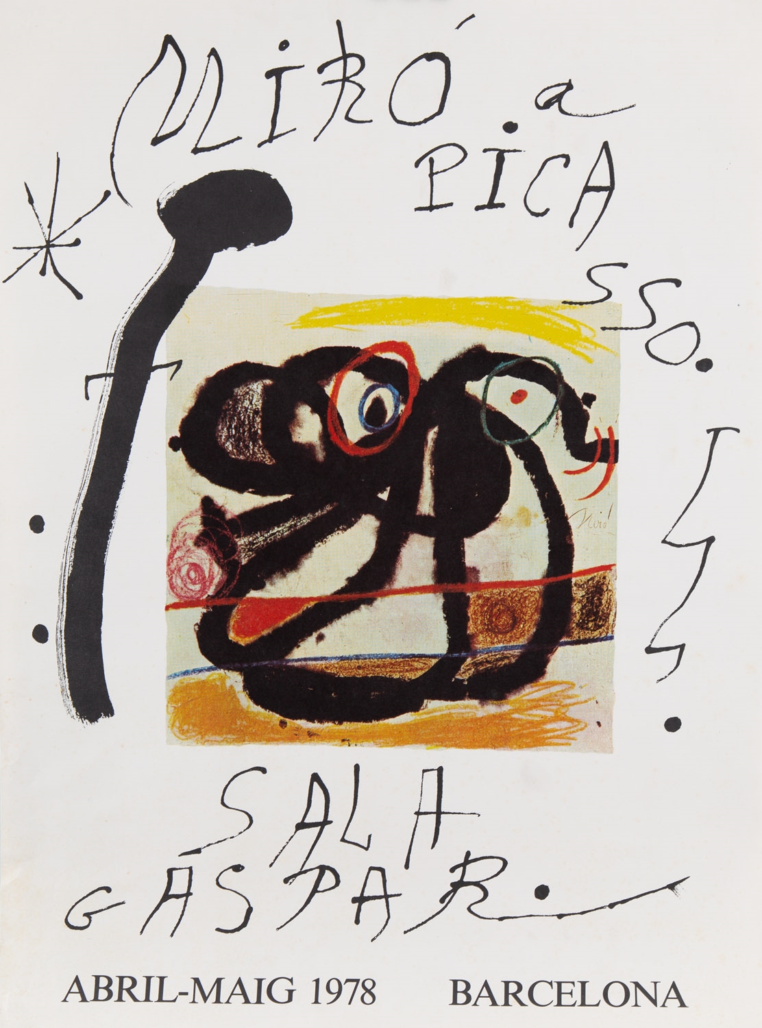 Joan Miró | MIRO A PICASSO. SALA GASPAR (1978) | MutualArt