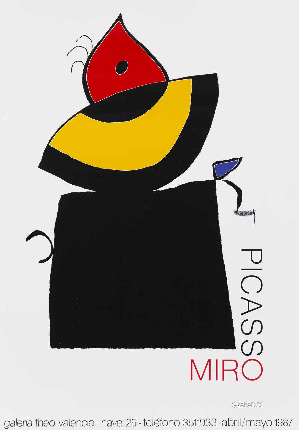 Joan Miró | Set of 2 Picasso and Miro exhibition posters | MutualArt