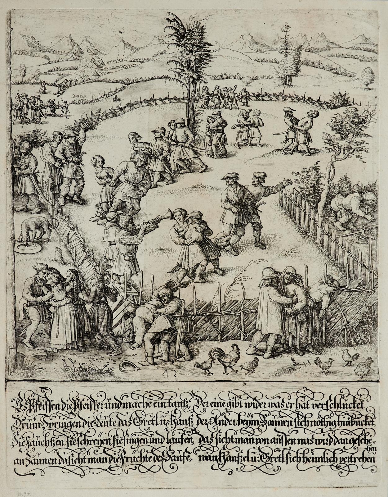 Daniel Hopfer | Ein Bauernfest (der Tanz) | MutualArt