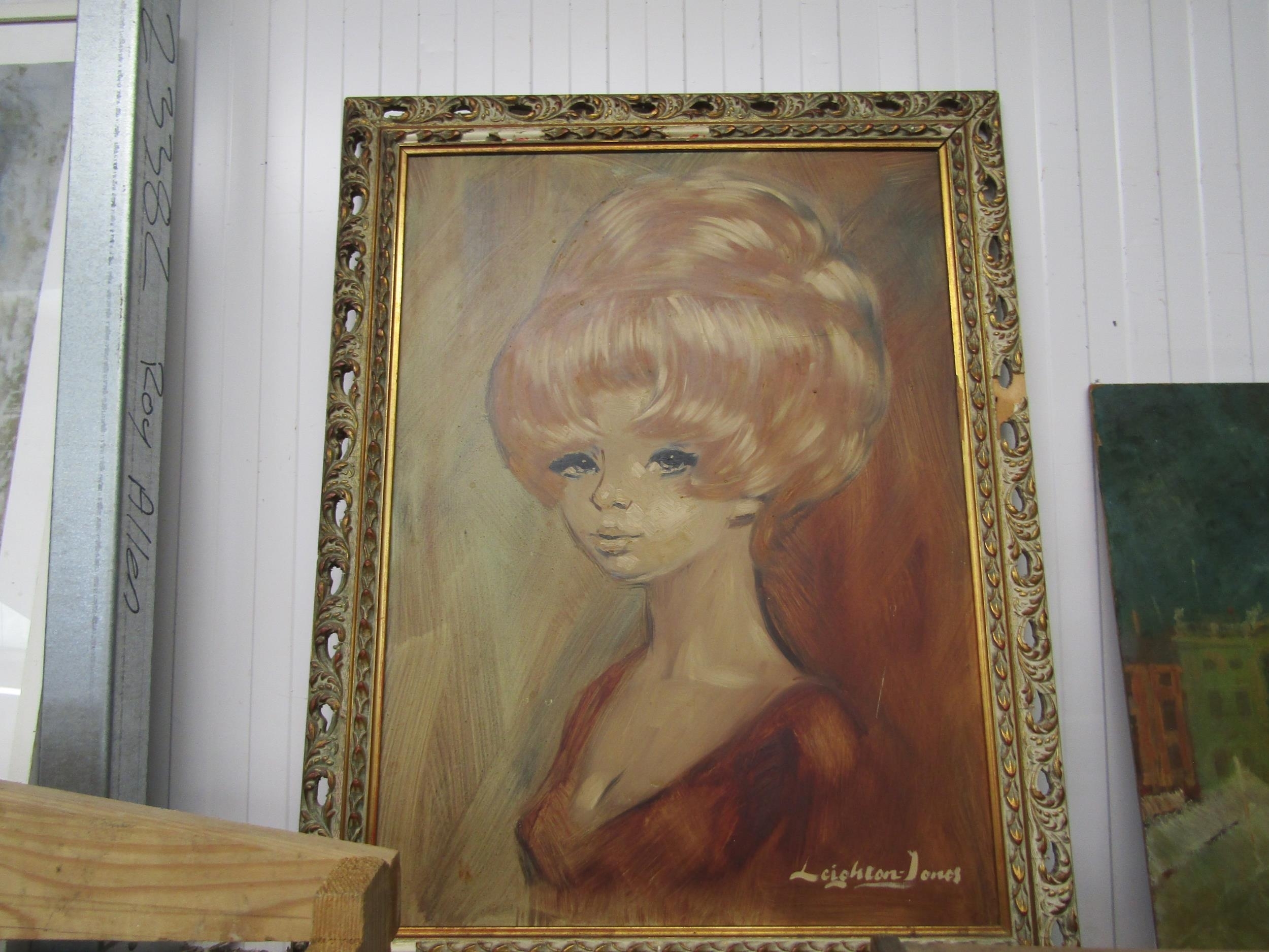 Layton Barry Jones | Portrait of a girl (1960) | MutualArt