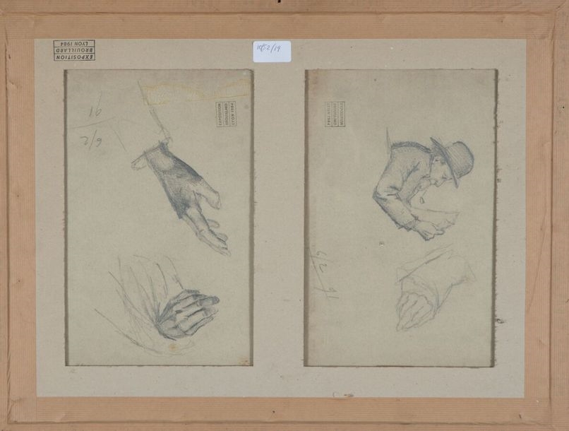 Eugène Brouillard | Portrait of the artist's mother, left profile ...