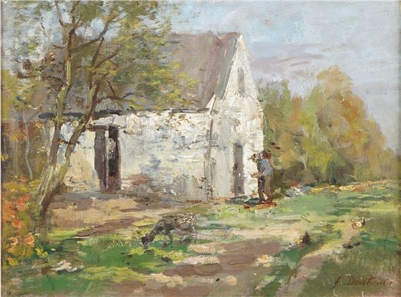 Frans Deutmann | Farmhouse in spring | MutualArt