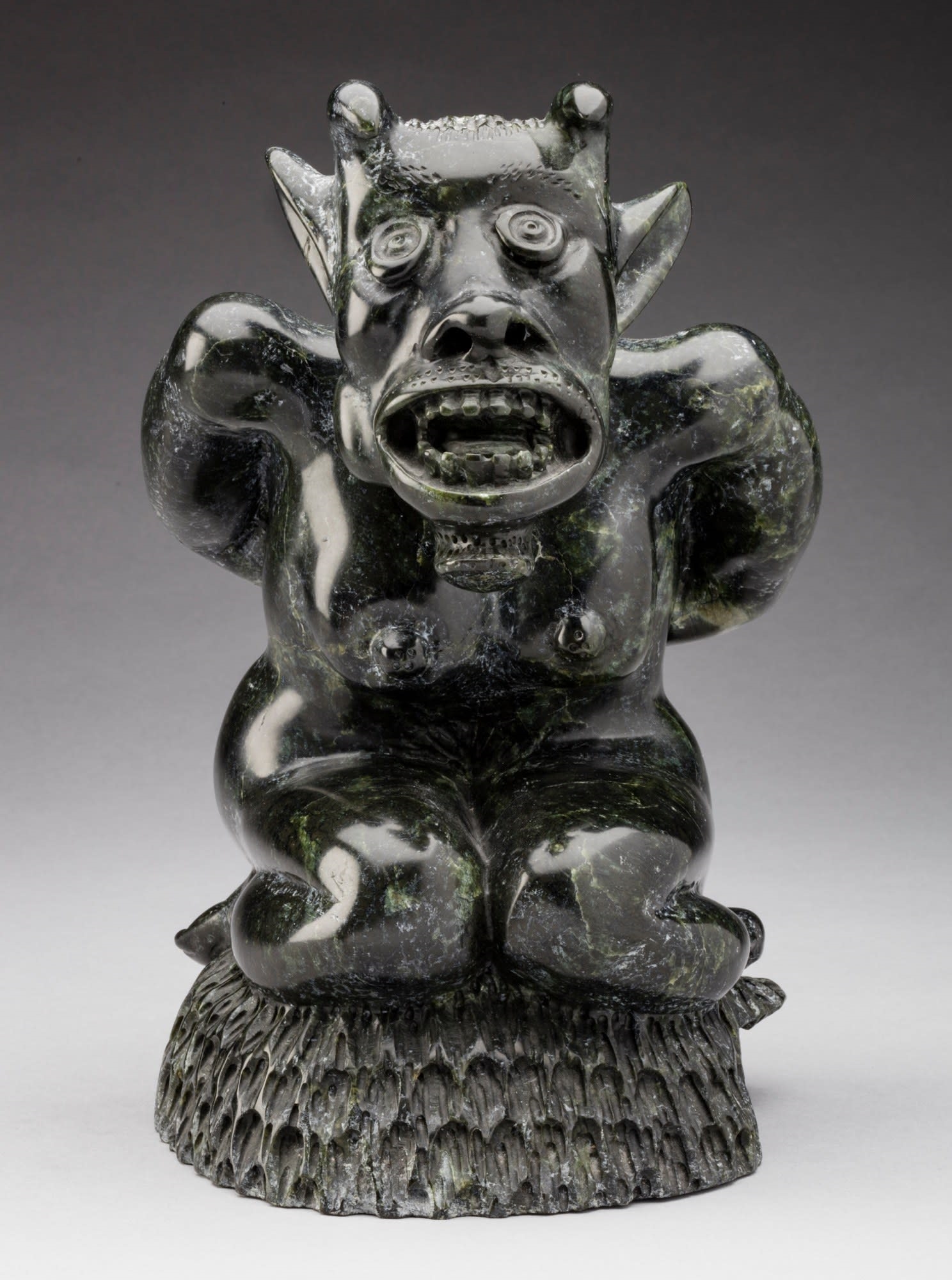 Charlie Ugyuk | Kneeling Female Demon (Late 1980s) | MutualArt