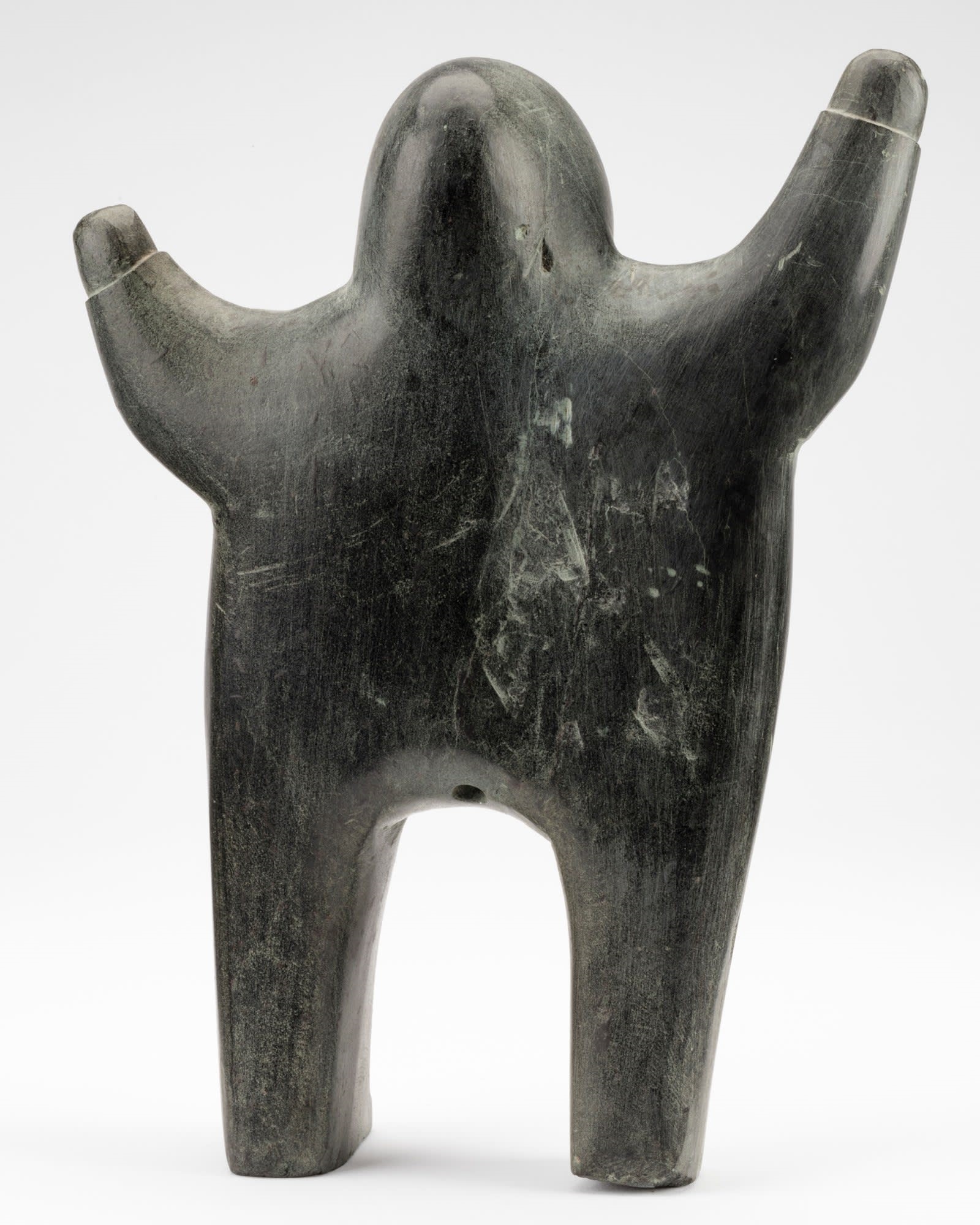 Peter Inukshuk | Man Signalling Caribou Sighting | MutualArt