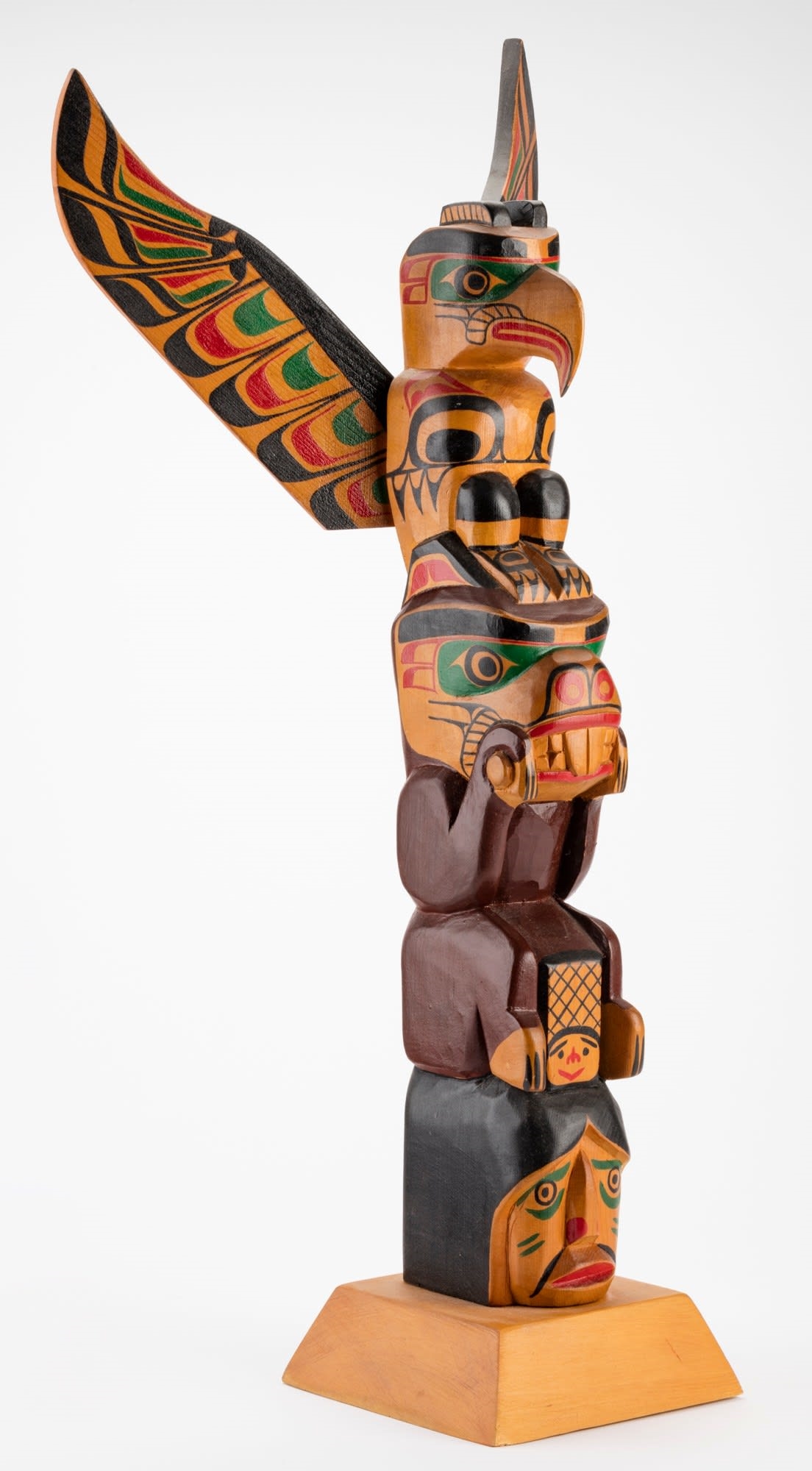 Ellen Neel | Model Totem Pole (1965) | MutualArt