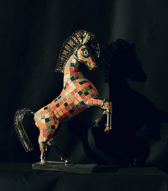 Stanko Kristic | Cheval en joie (2018) | MutualArt