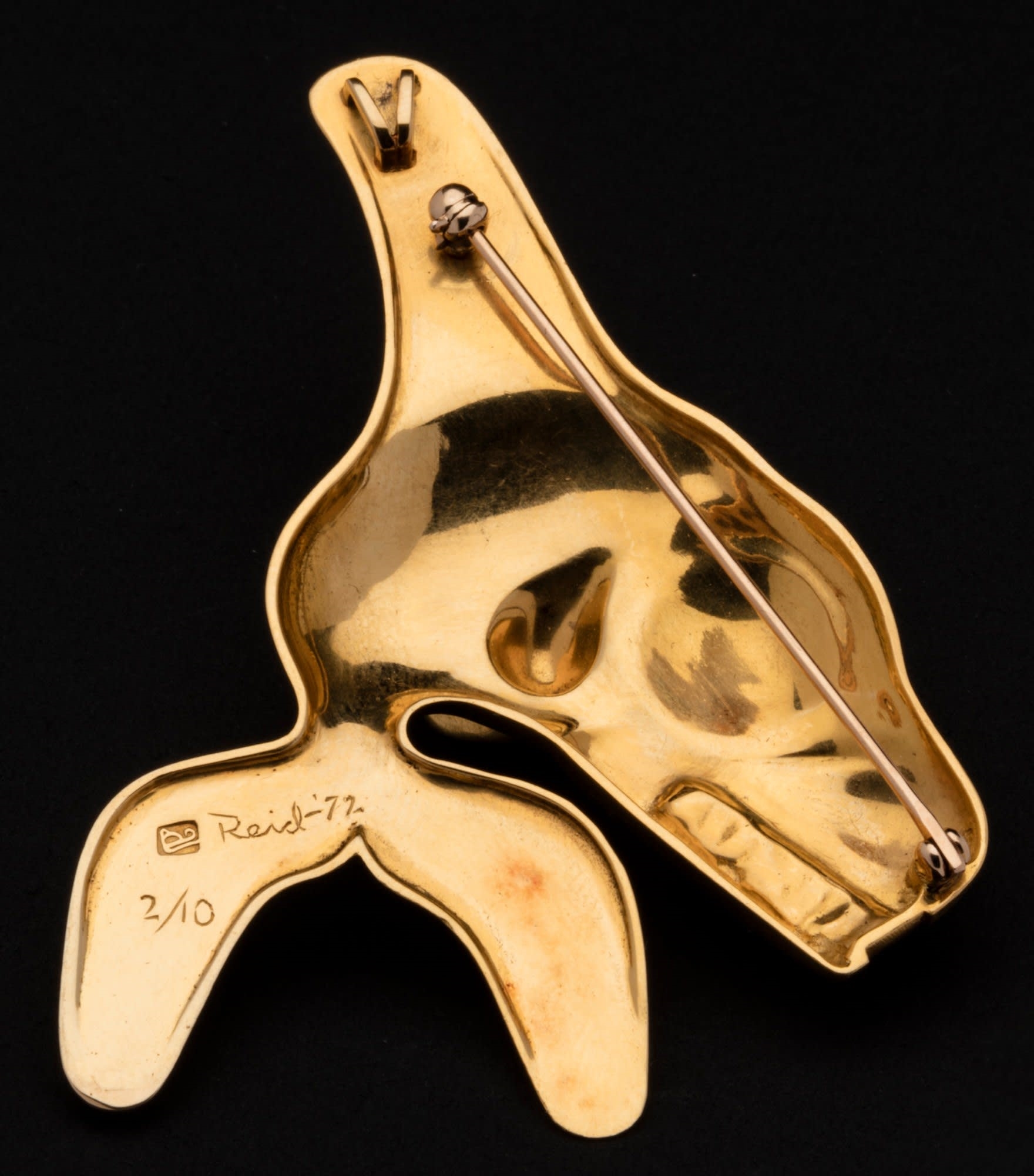 Bill Reid | Killer Whale Brooch (1972) | MutualArt