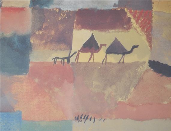 Paul Klee | With Two Dromedaries and One Donkey, 1919 (20th Century ...
