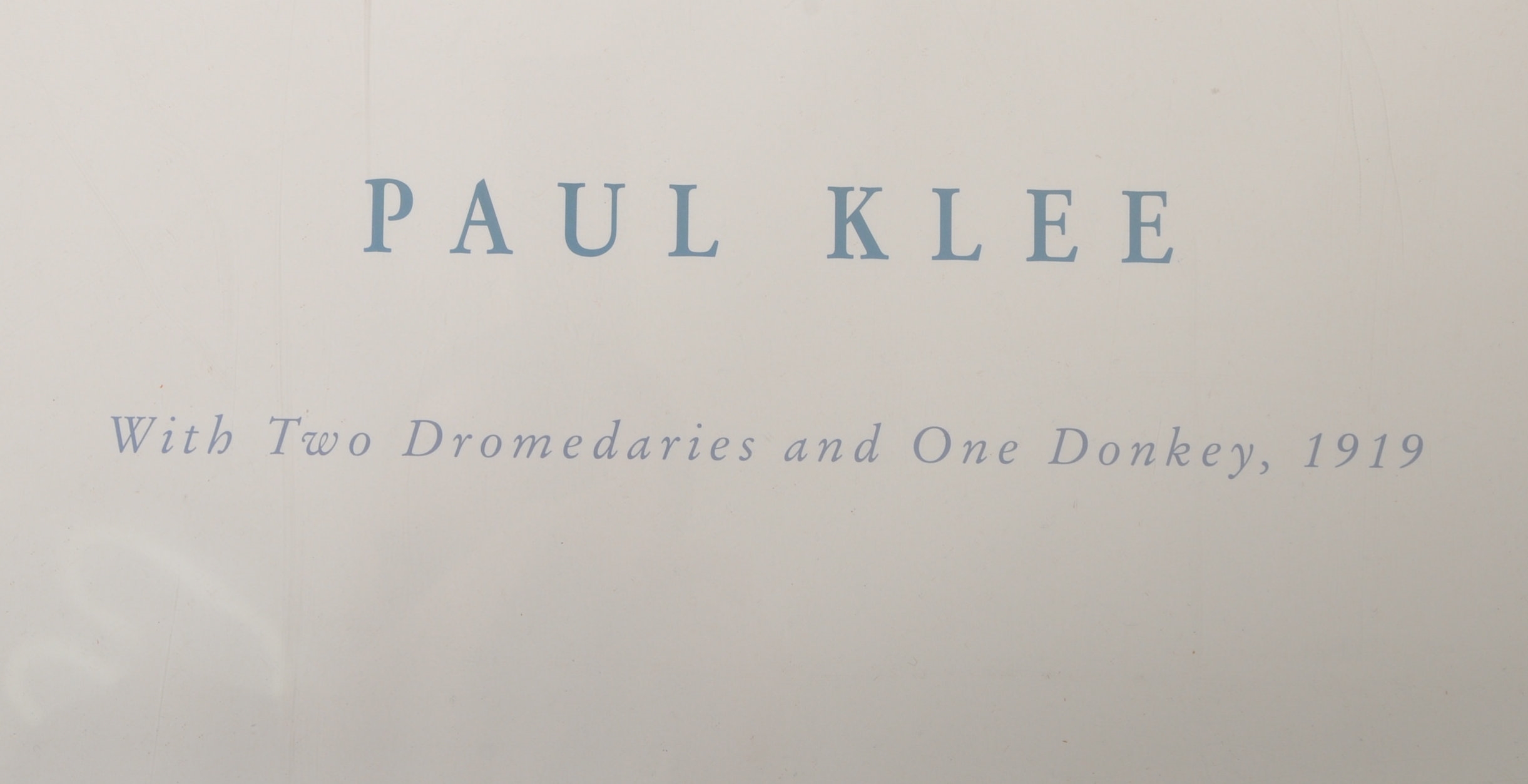 Paul Klee | With Two Dromedaries and One Donkey, 1919 (20th Century ...