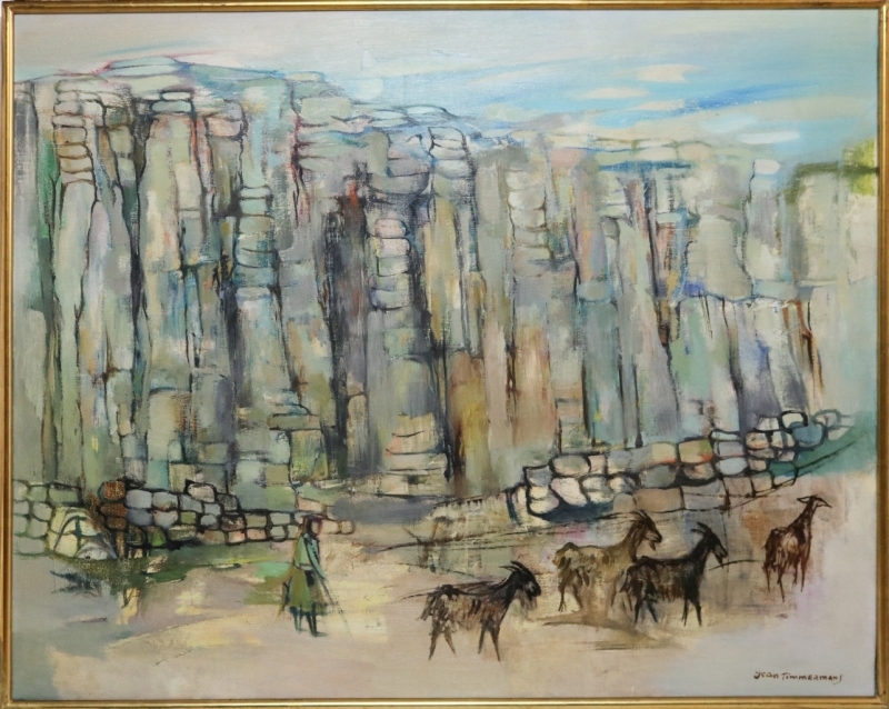 Jean Timmermans | Shepherd and his herd | MutualArt