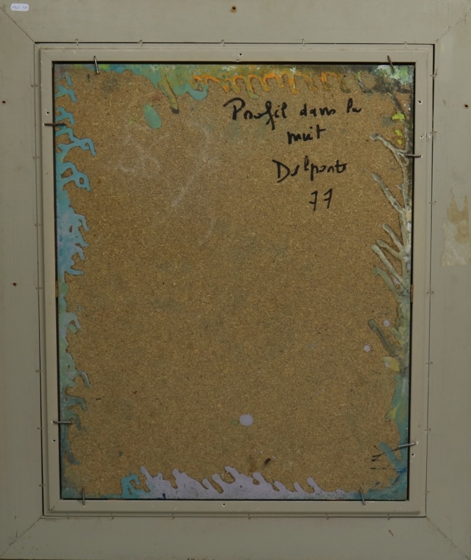 Charles Delporte | Profile in the night (1977) | MutualArt