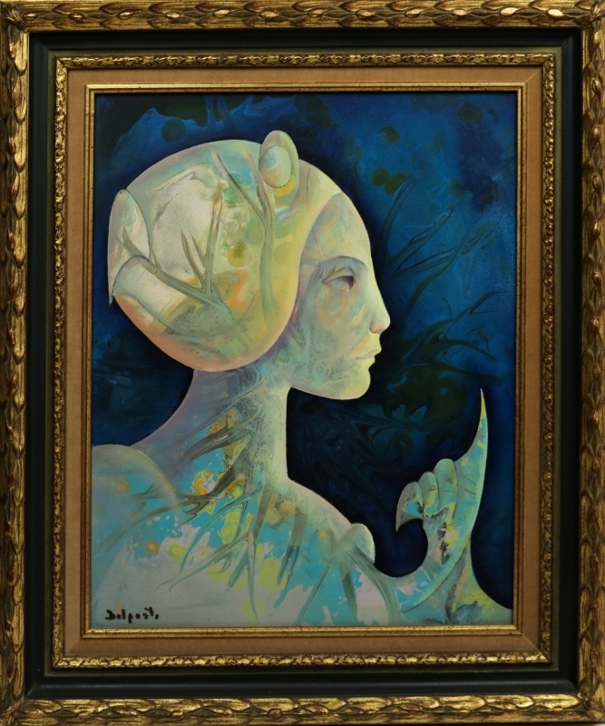 Charles Delporte | Profile in the night (1977) | MutualArt