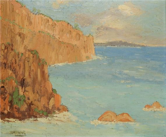 Simon Adams | The Golden Rocks (Esterel) (1951) | MutualArt