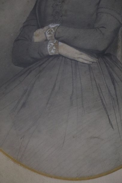 Pierre-Victor Galland | Portrait de femme aux bras croisés. (1846 ...