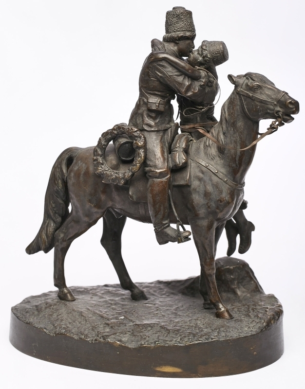 Albert Moritz Wolf | A cast bronze sculpture by Albert Moritz Wolff ...