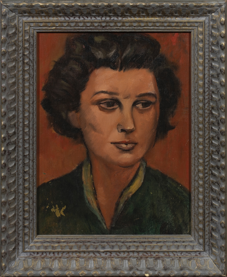 Wayne Thiebaud | Portrait of Jean Lee Porter (1951) | MutualArt