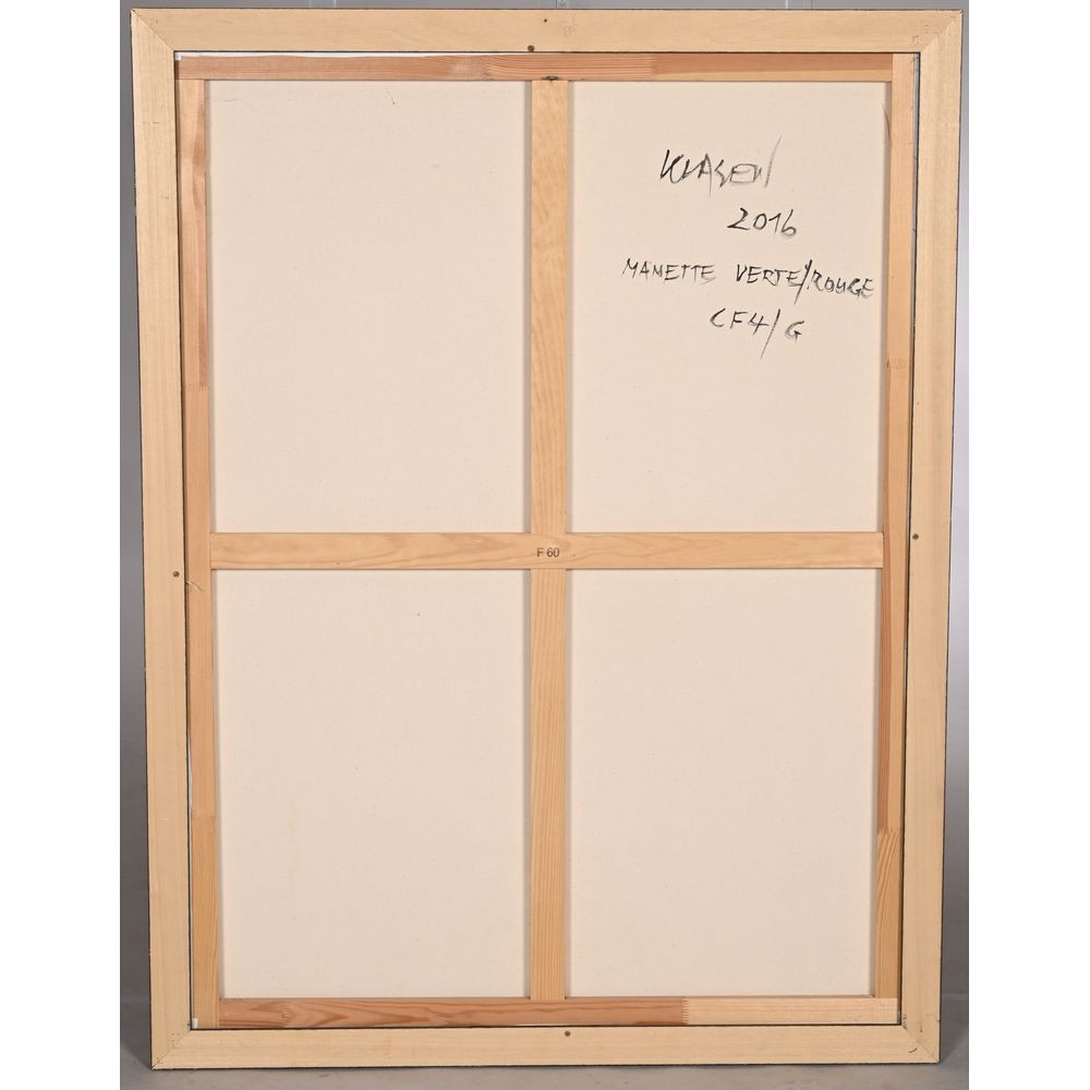 Peter Klasen | Manette verte – rouge (2016) | MutualArt