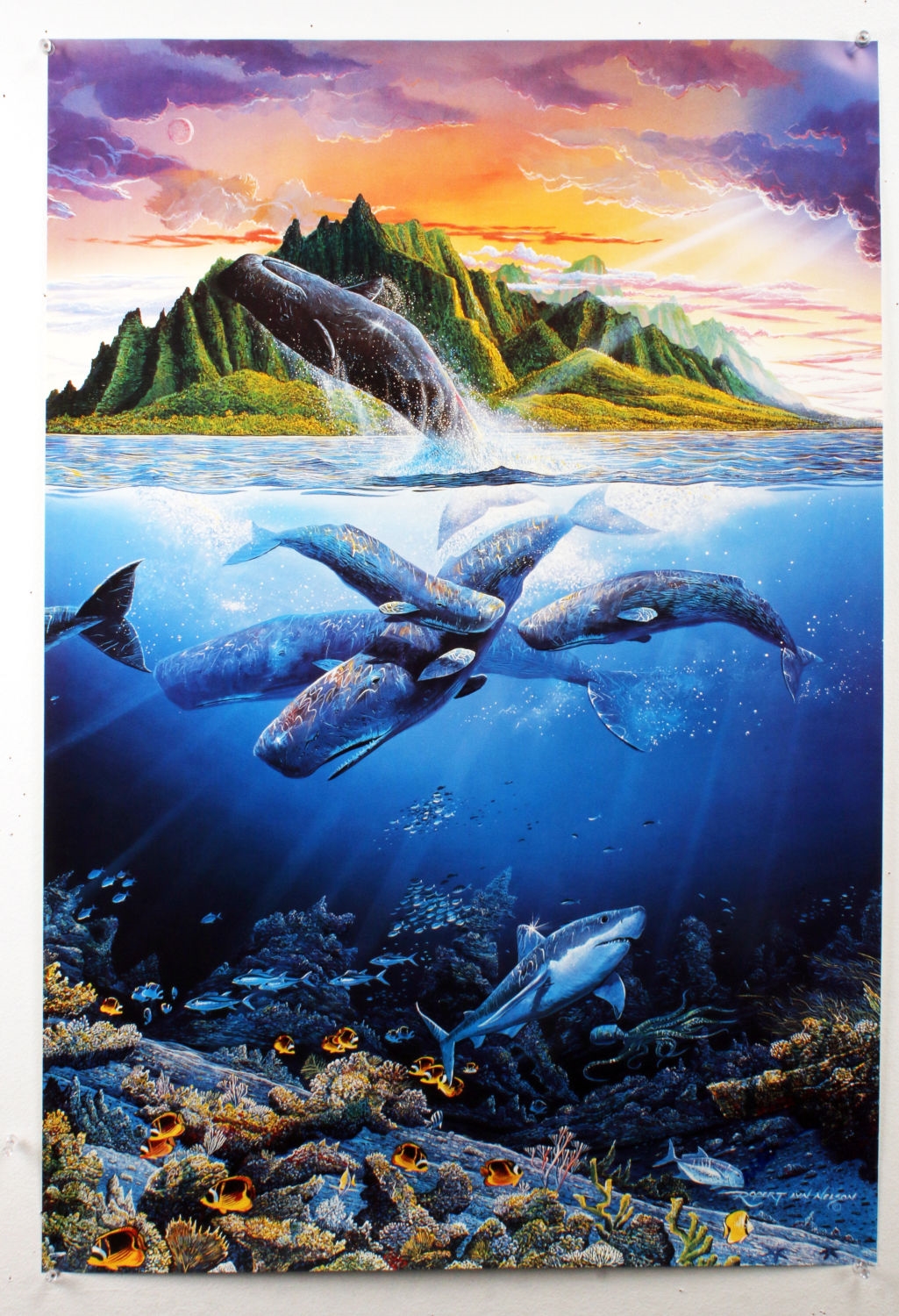 Robert Lyn Nelson | WHALE POSTER | MutualArt