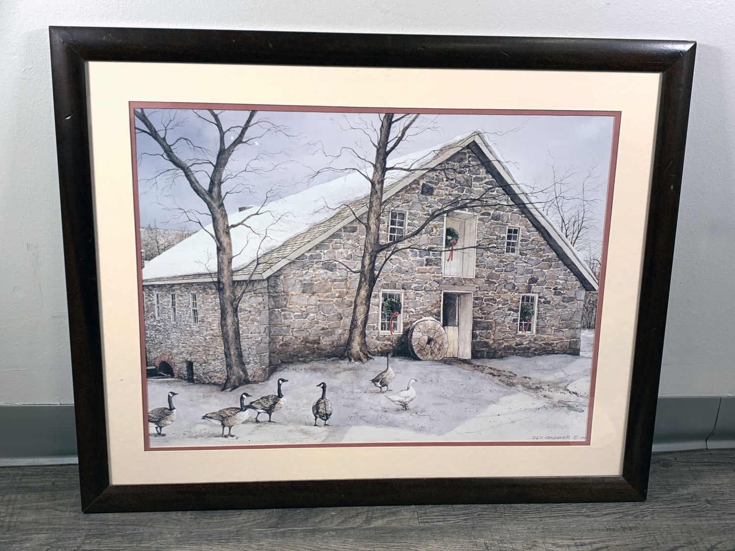 Dan Campanelli | FARMHOUSE AT CHRISTMAS (1985) | MutualArt