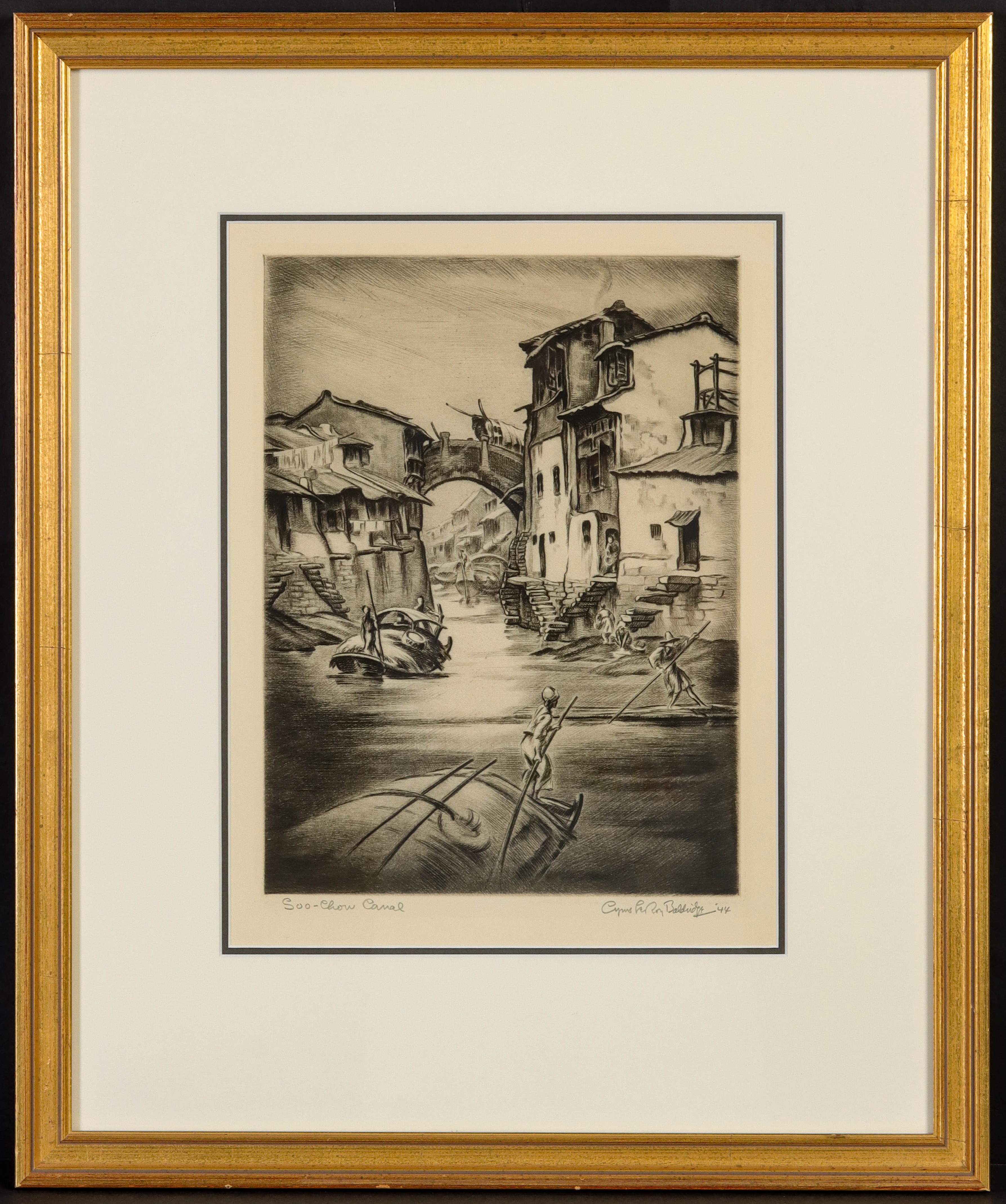 Cyrus LeRoy Baldridge | Soo Chow Canal (1944) | MutualArt