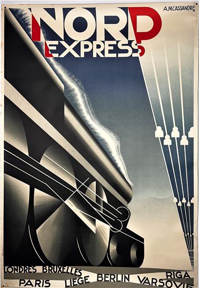 A.M. Cassandre | Nord Express 1927 (1980) | MutualArt