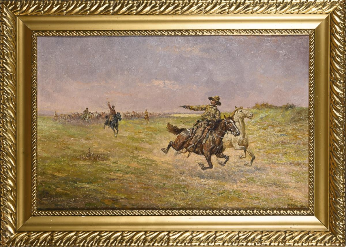 Adolf Werner | The Horse Thief | MutualArt