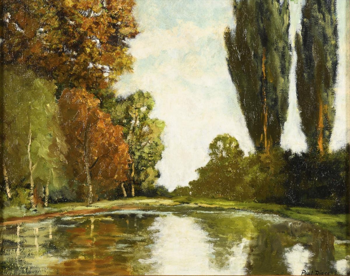 Paul Riess | River Landscape | MutualArt